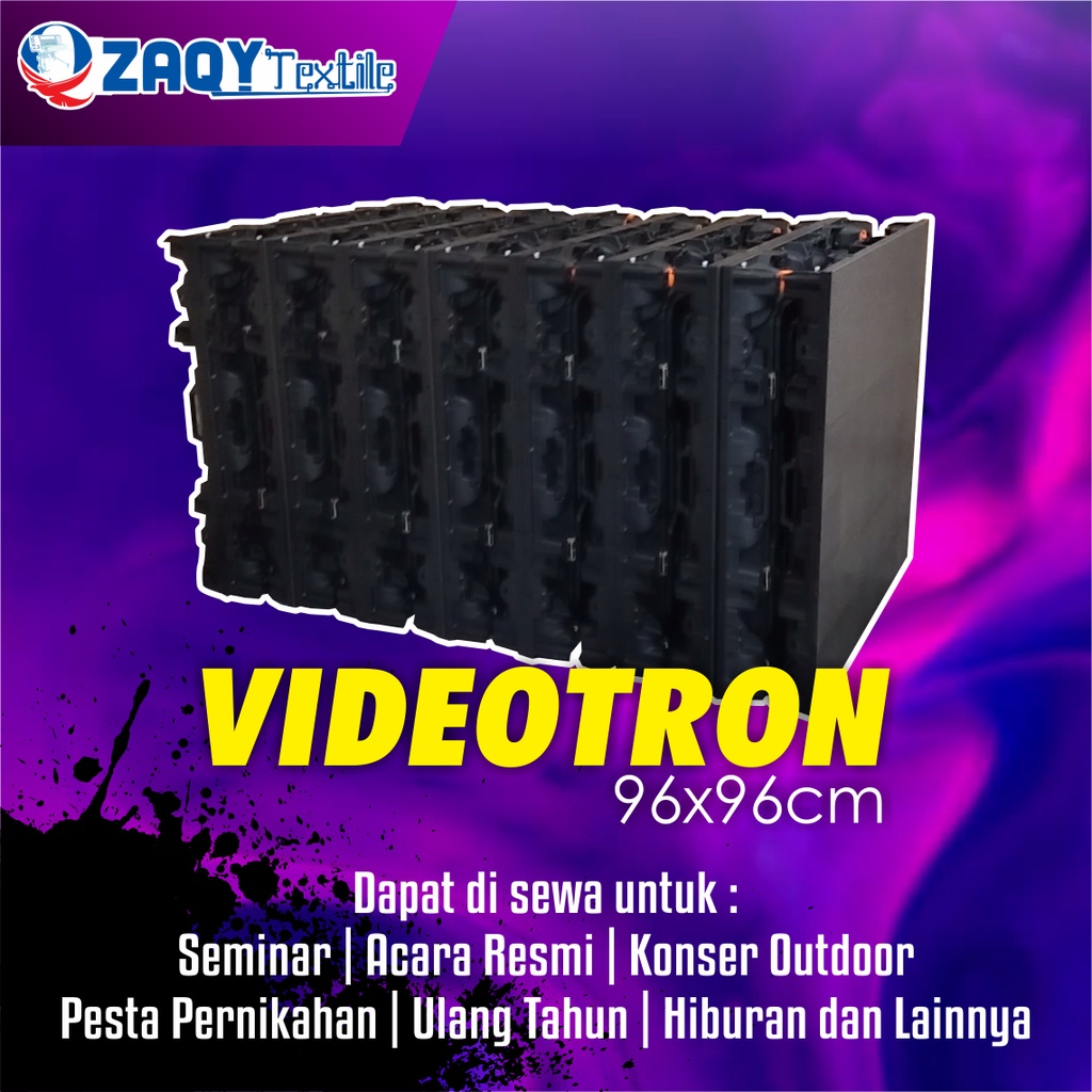 Jual PAKET VIDEOTRON P5 permeter | MODUL LED SCREEN Jadi (96x96cm ...