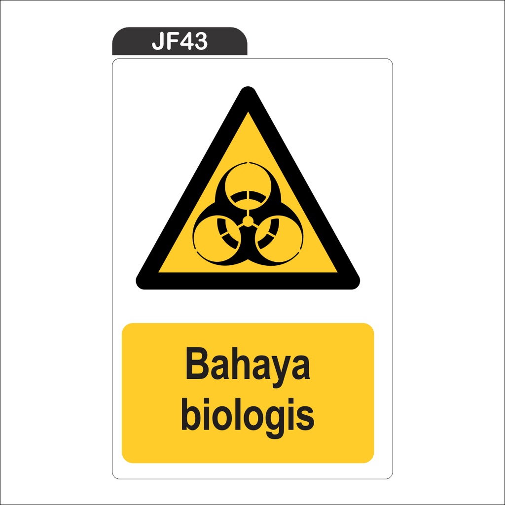 Jual RAMBU BAHAYA BIOLOGIS (STICKER ONLY) | Shopee Indonesia
