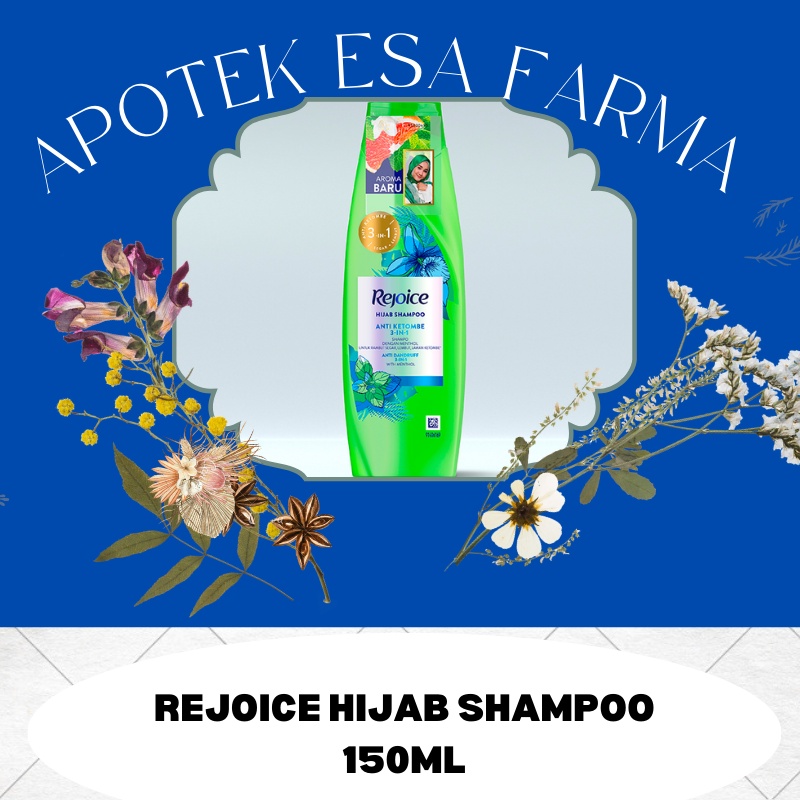 Jual Rejoice Hijab Shampoo Anti Ketombe 3in1 150 mL | Shopee Indonesia