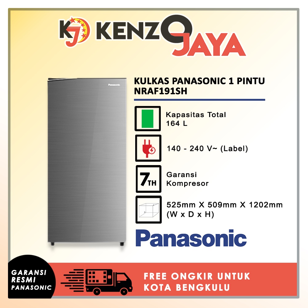 Jual KULKAS PANASONIC 1 PINTU NRAF191SH | Shopee Indonesia