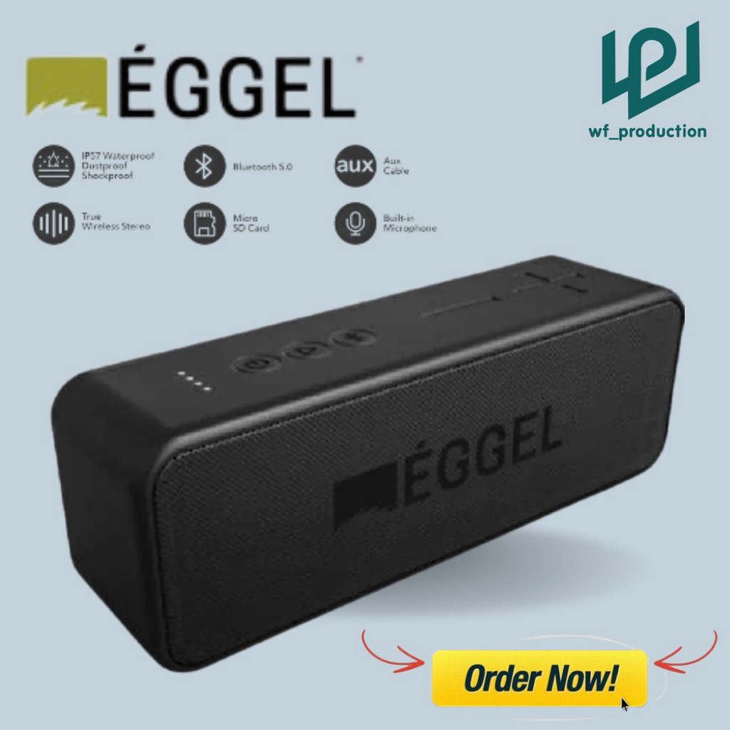 Jual Eggel Active 2 Waterproof Portable Bluetooth Speaker | Shopee ...