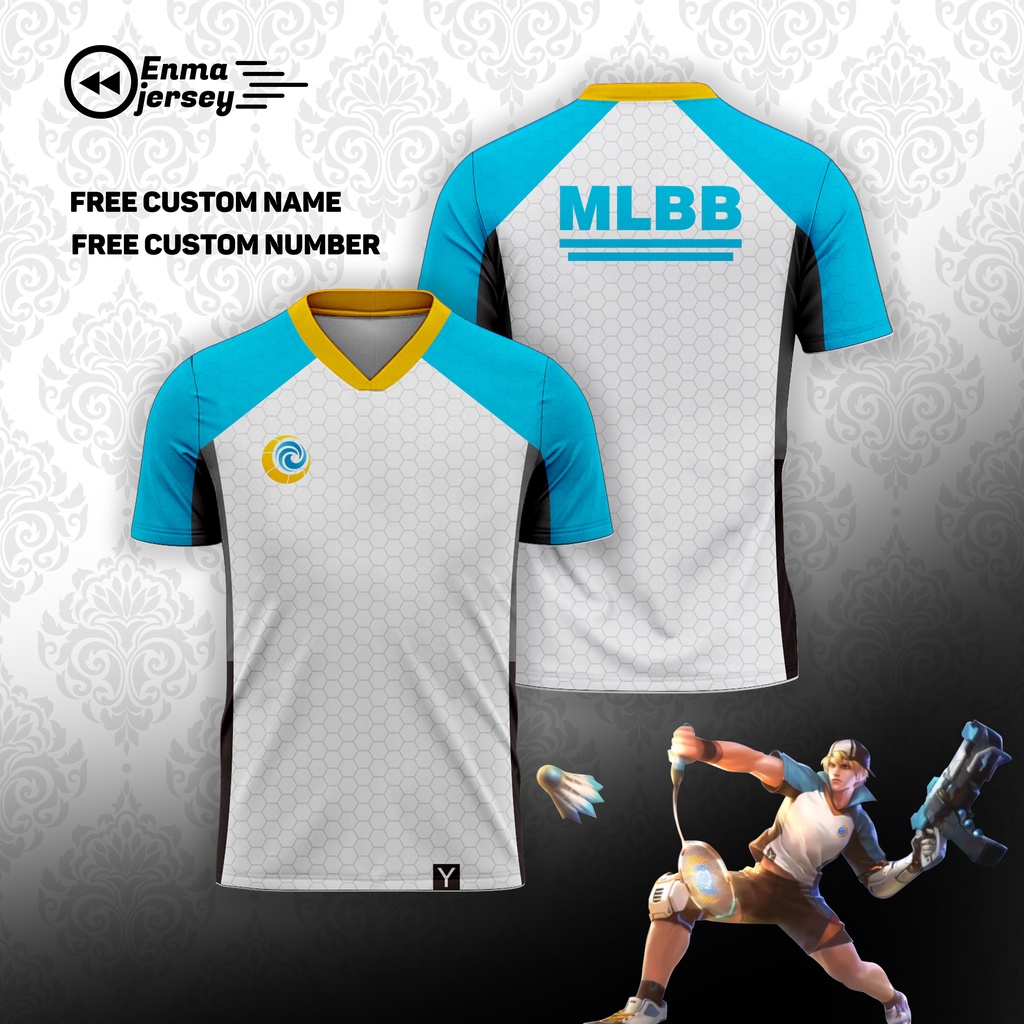 Jual Jersey Cosplay MLBB Clint Skin Bulutangkis/Badminton Premium Full ...