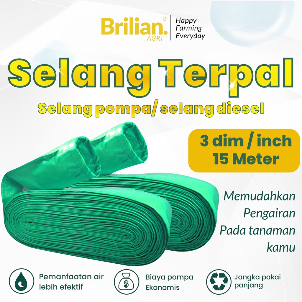 Jual Selang Terpal Plastik/ Selang Diesel 3 Dim Panjang 15 Meter ...