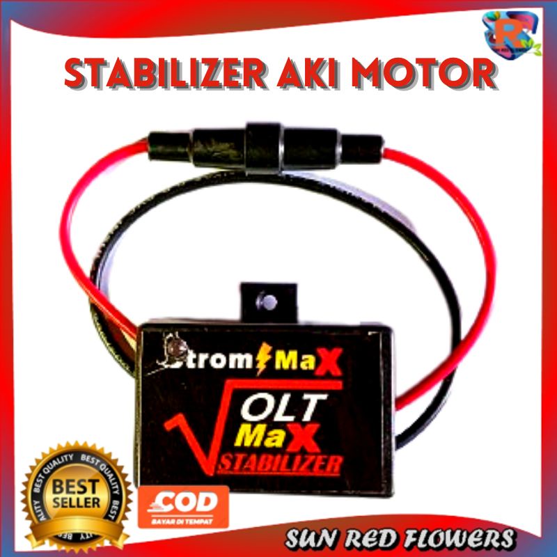 Jual SRF - STABILIZER AKI MOTOR VOLTMAX FREE NYAF 1.5mm KABEL ...
