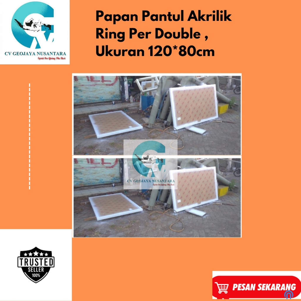 Jual Papan Pantul Akrilik Ring Per Double , Ukuran 120*80cm | Shopee Indonesia