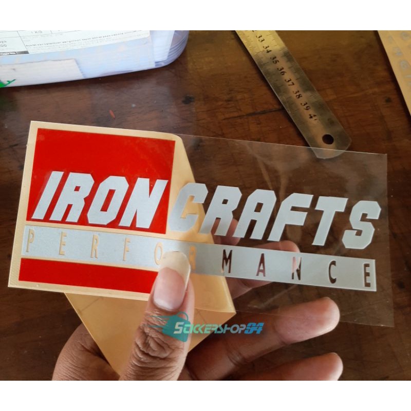Jual sticker iron crafts perfomance | Shopee Indonesia