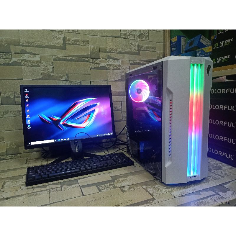 Jual Pc Rakitan Fullset Core i5 Ram16 gb SSD 128 Gb-HDD LED 19 inch | Shopee Indonesia