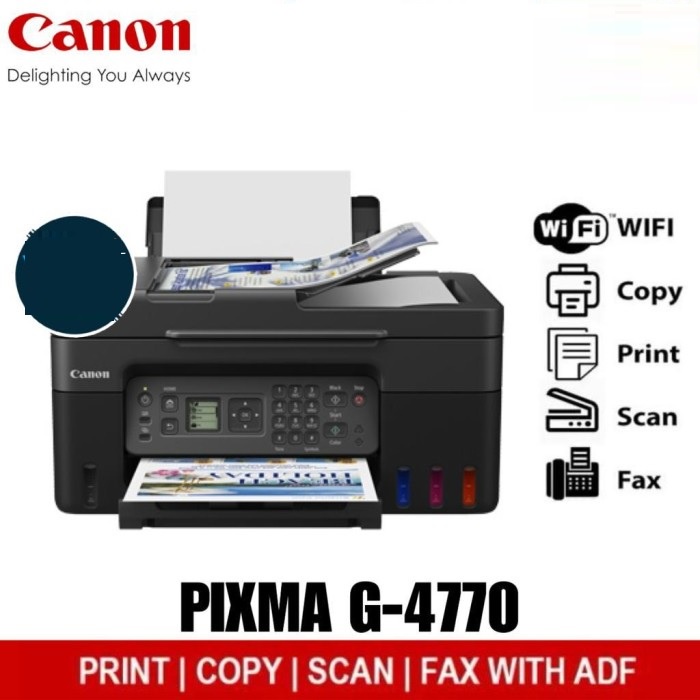 Jual Printer Canon G4770 All In One Fax Wireless WiFi ADF F4 Ink Tank ...