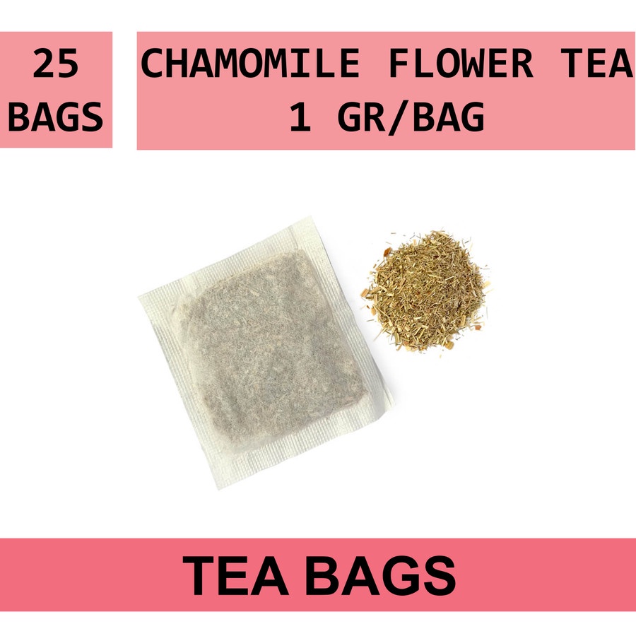 Jual Tea Bag - Chamomile Flower Tea / Teh Bunga Kamomil - 25 PCs ...