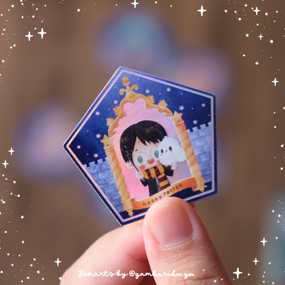 Jual chocolate frog card sticker | Shopee Indonesia