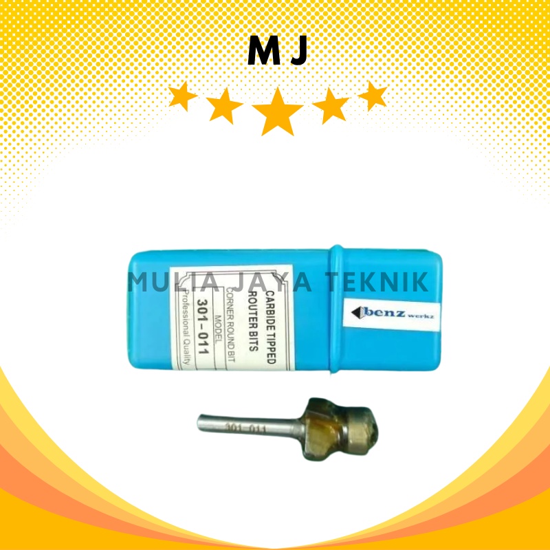 Jual Mata Profil / Router Round Over Bit 19mm X1/4" Benz Werkz ( 301 ...