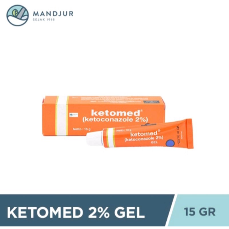 Jual Ketomed 2% gel 15 gram - gel gatal kulit panu kurap kudis dan kutu ...