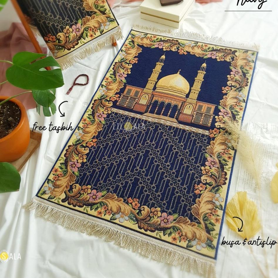 Jual [S3] Sajadah Busa Anti Slip Tebal Turki Turkey Kado Guru Parcel ...