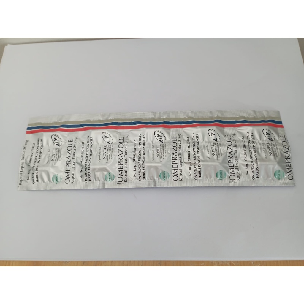 Jual OMEPRAZOLE 20MG STRIP 10 CAPSUL | Shopee Indonesia