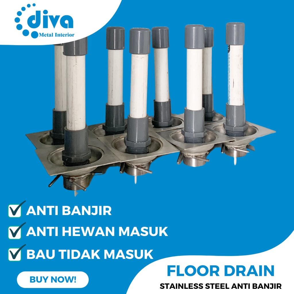 Jual Floor Drain stainless saringan got anti banjir By diva metal ...