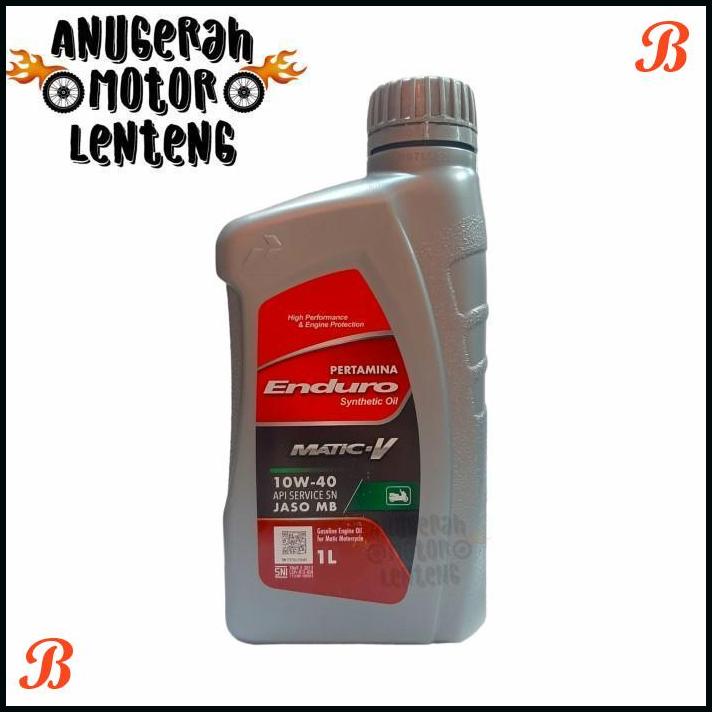 Jual Oli Pertamina Enduro Matic V 10W 40 1L | Shopee Indonesia