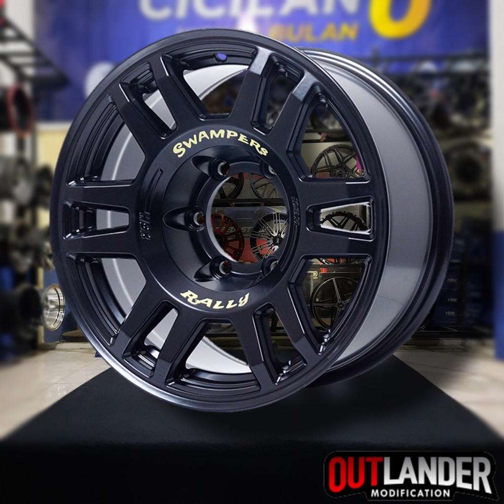 Jual Velg Mobil Ford Ranger Ring 16 HSR SWAMPERS Pelek R16 Triton Dmax ...