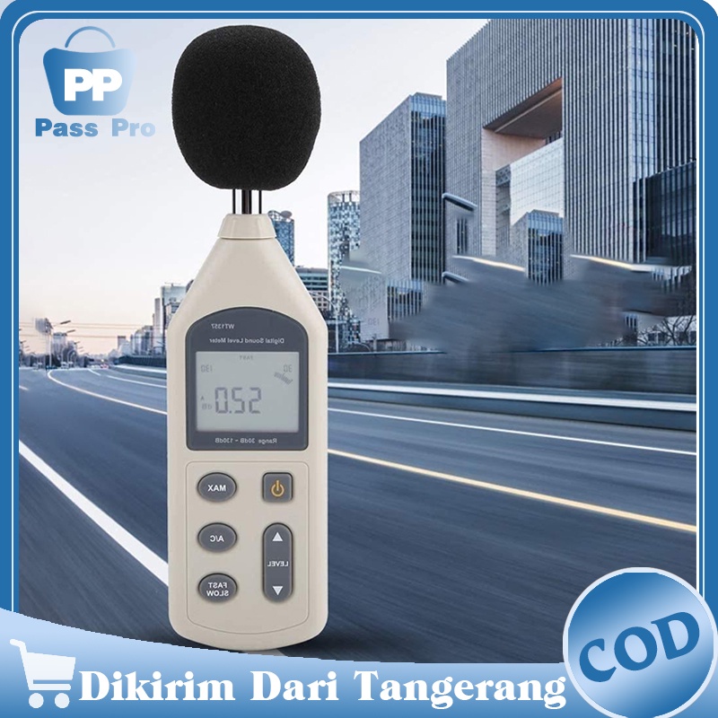Jual GM1356 Noise Level Meter Decibel Meter Sound Level Reader 30-130dB ...