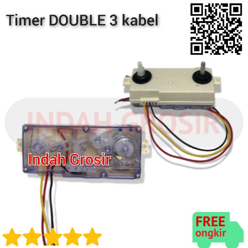 Jual TIMER mesin cuci DOUBLE 3 kabel | Shopee Indonesia