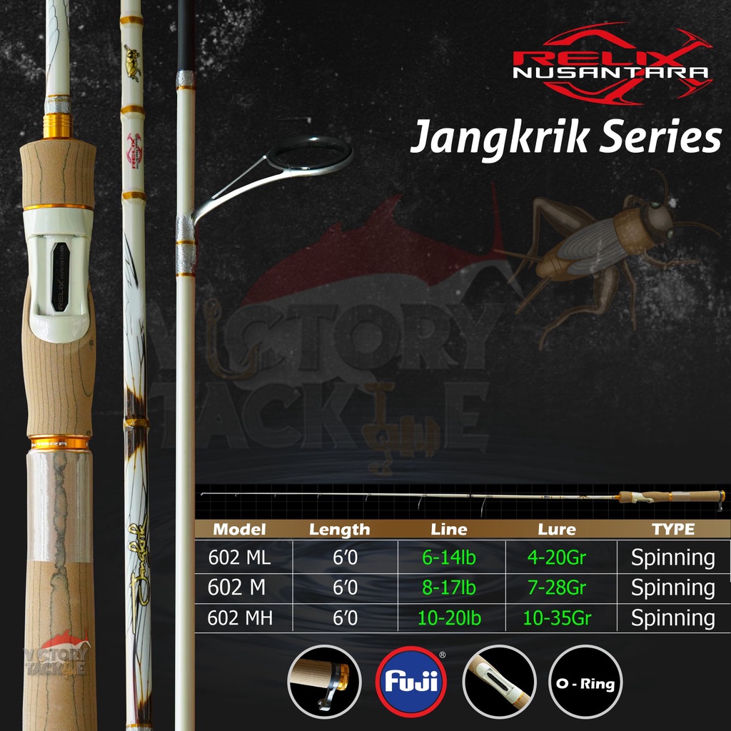 Jual EXTRA BONUS | JORAN PANCING ROD RELIX NUSANTARA JANGKRIK GEN 2 ...