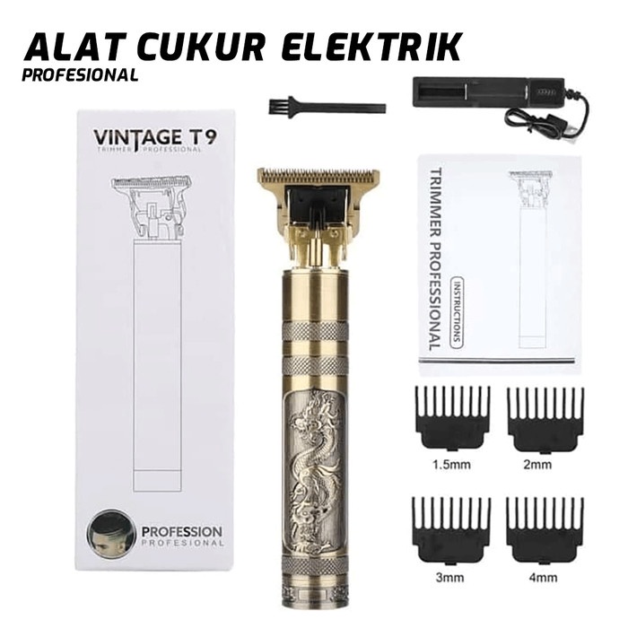 Jual MESIN CUKUR 1 SET KUMPLIT TANPA KABEL BARBERSHOP ALAT PANGKAS ...