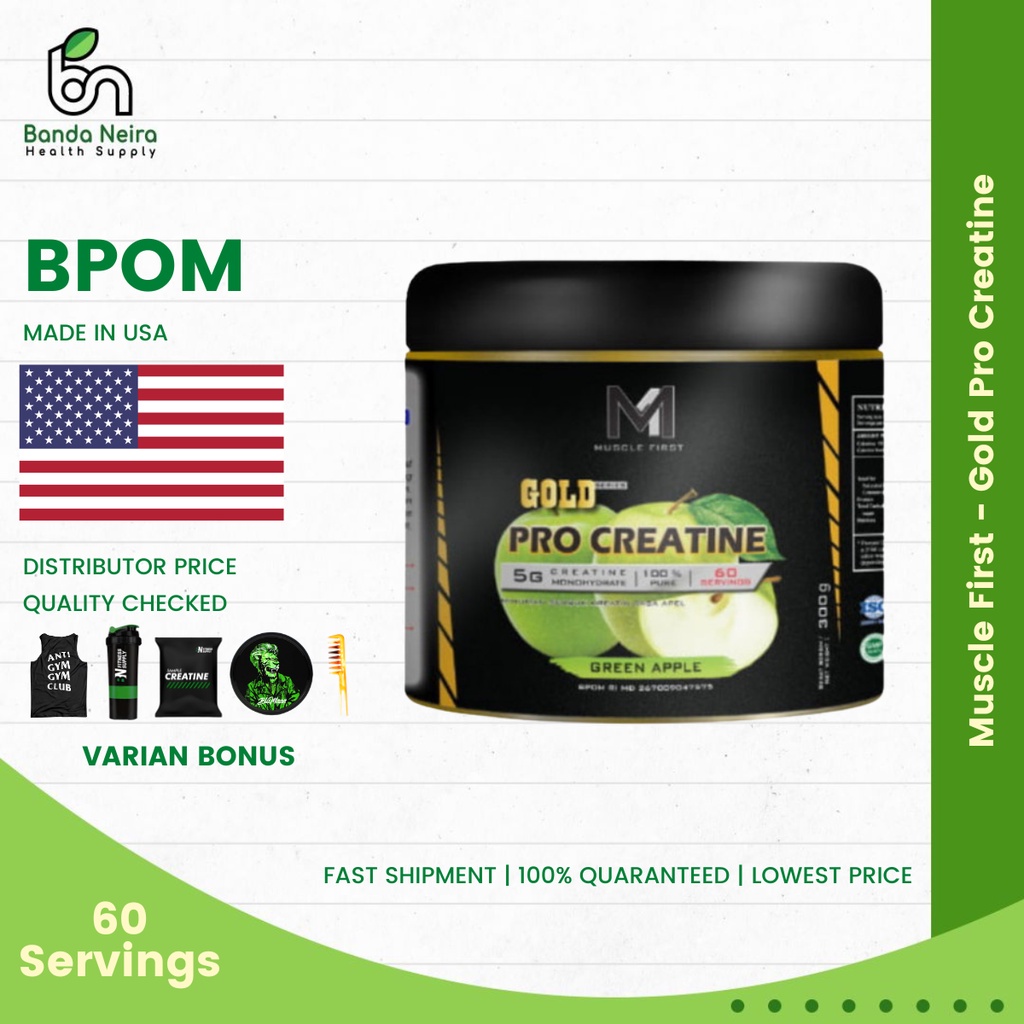 Jual M1 MuscleFirst Muscle First Gold Pro Creatine | Shopee Indonesia