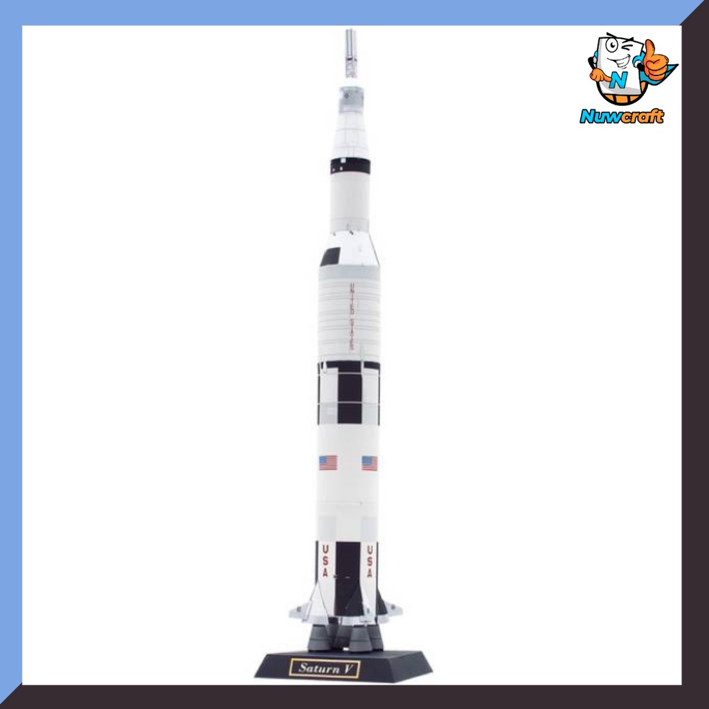 Jual Nuwcraft Saturn V Rocket Simplified Version Papercraft | Shopee ...