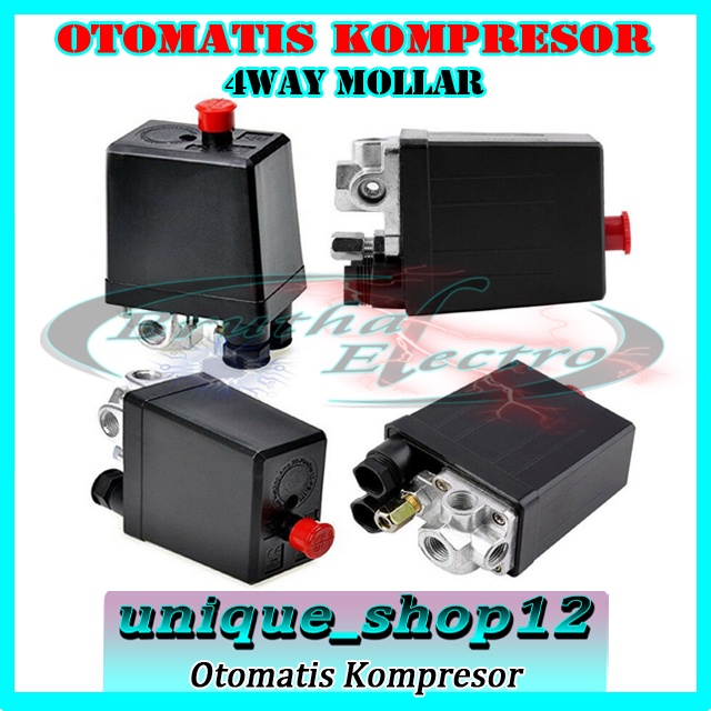 Jual Otomatis Compressor 4Way 1/4 Otomatis Kompresor MOLLAR | Shopee ...