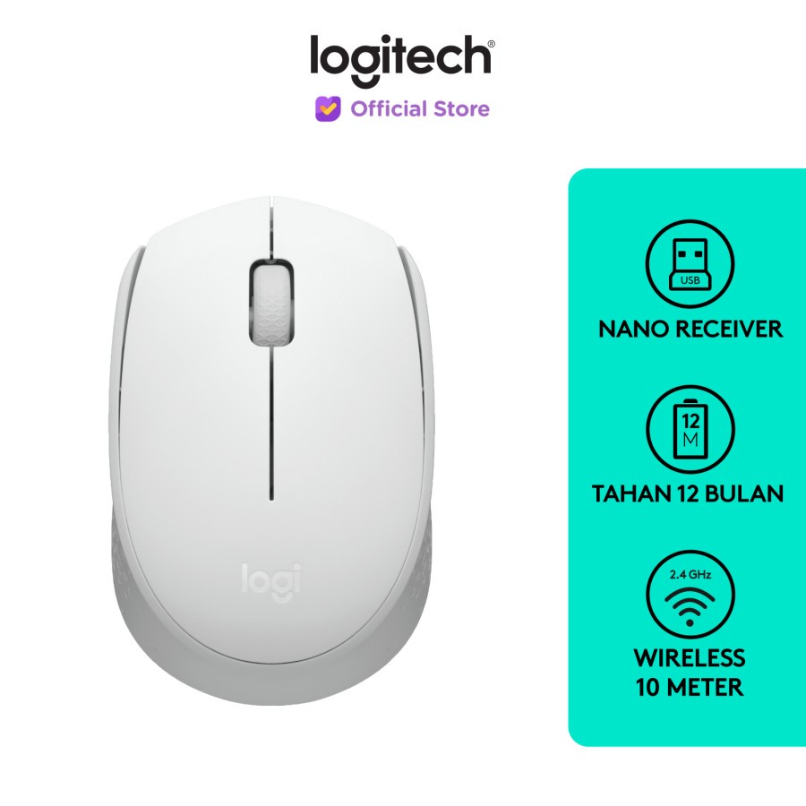 Jual Logitech M171 Mouse Wireless untuk Windows, Mac, ChromeOS - Off ...
