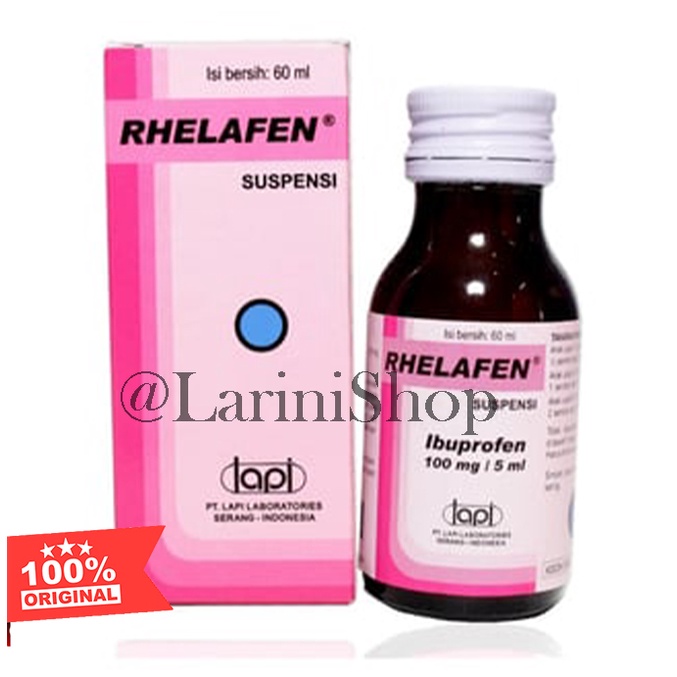 Jual RHELAFEN 100MG SIRUP 60 ML LAPI | Shopee Indonesia