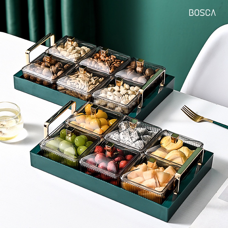 Jual Bosca Living - Jade Snack Tray 6 in 1 / Tempat Bumbu / Wadah ...