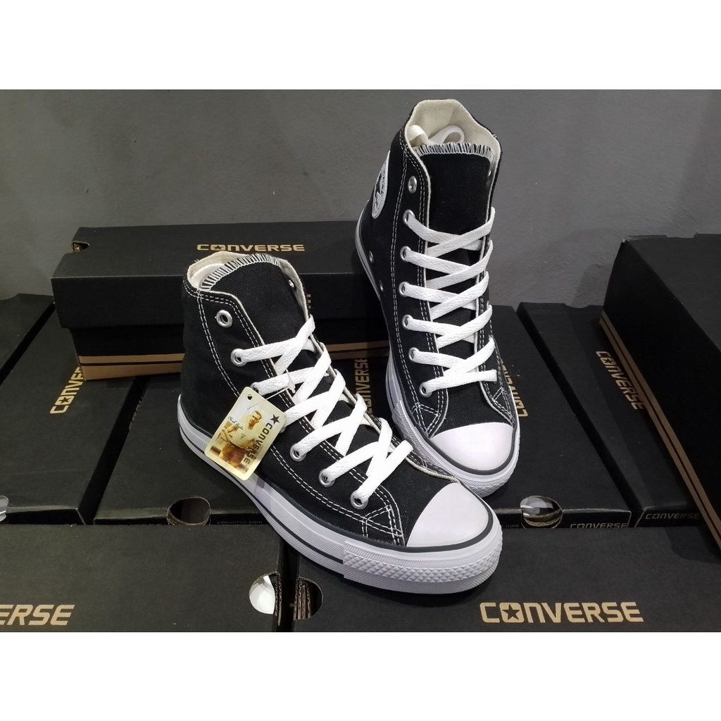 Jual CONVERSE ALL STAR HITAM (HIGH) | Shopee Indonesia