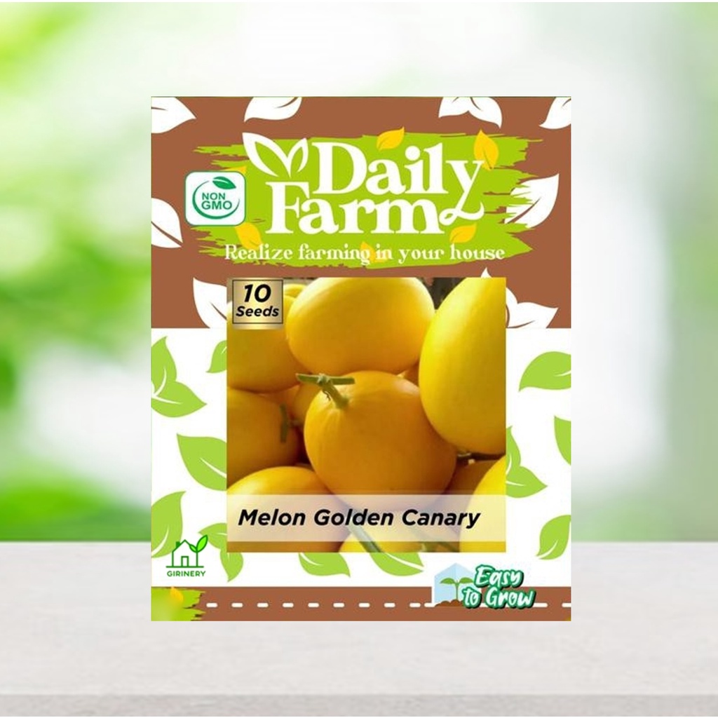 Jual Benih Buah MELON GOLDEN CANARY - Melon Emas - Daily Farm - Kemasan ...