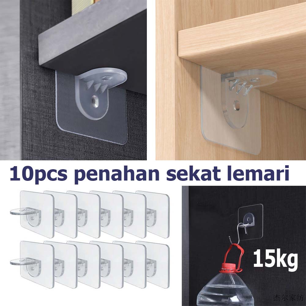 Jual Basedidea Penahan sekat lemari penyangga rak lemari dapur Siku ...