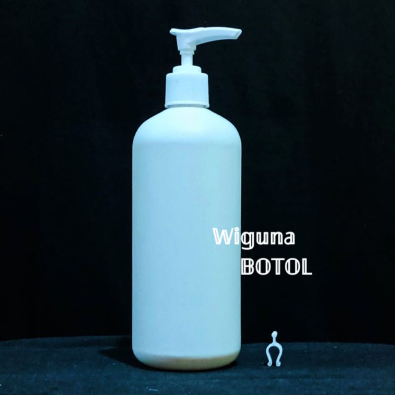 Jual Botol Pump 500ml HDPE / Botol HDPE 500ml Tutup Pump Clip Lock / Botol Sabun 500ml | Shopee ...