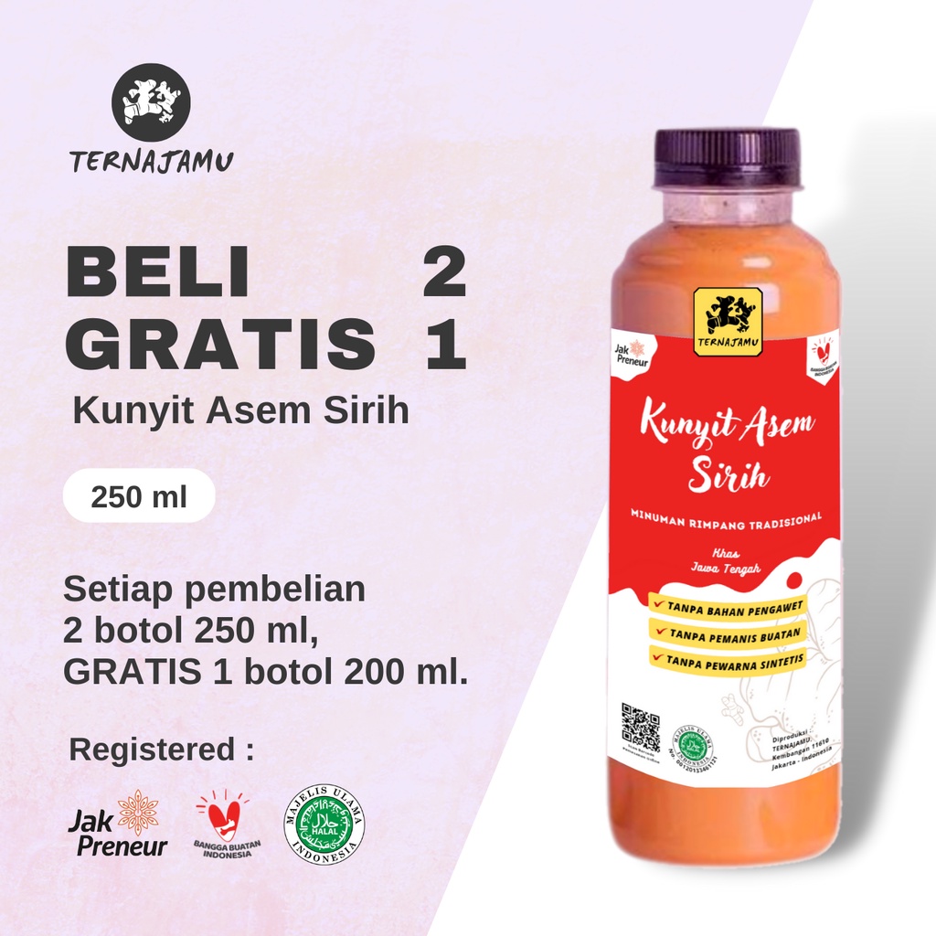 Jual Jamu Kunyit Sirih / Jamu Tradisional Kunyit Asam Sirih Pelangsing ...