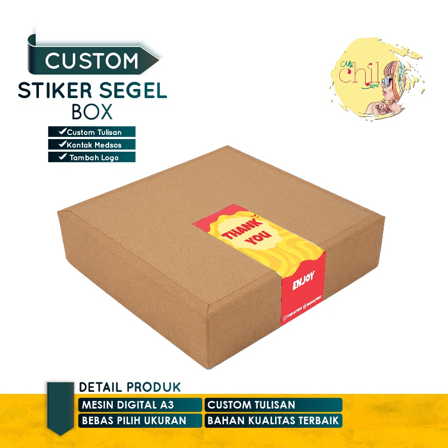 Jual Stiker Segel Dus / Stiker Segel Box / Sticker Segel / Stiker Segel ...