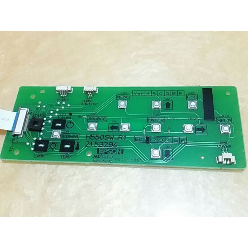 Jual Tombol Panel Proyektor Epson EB s11 x11 s12 x12 | Shopee Indonesia