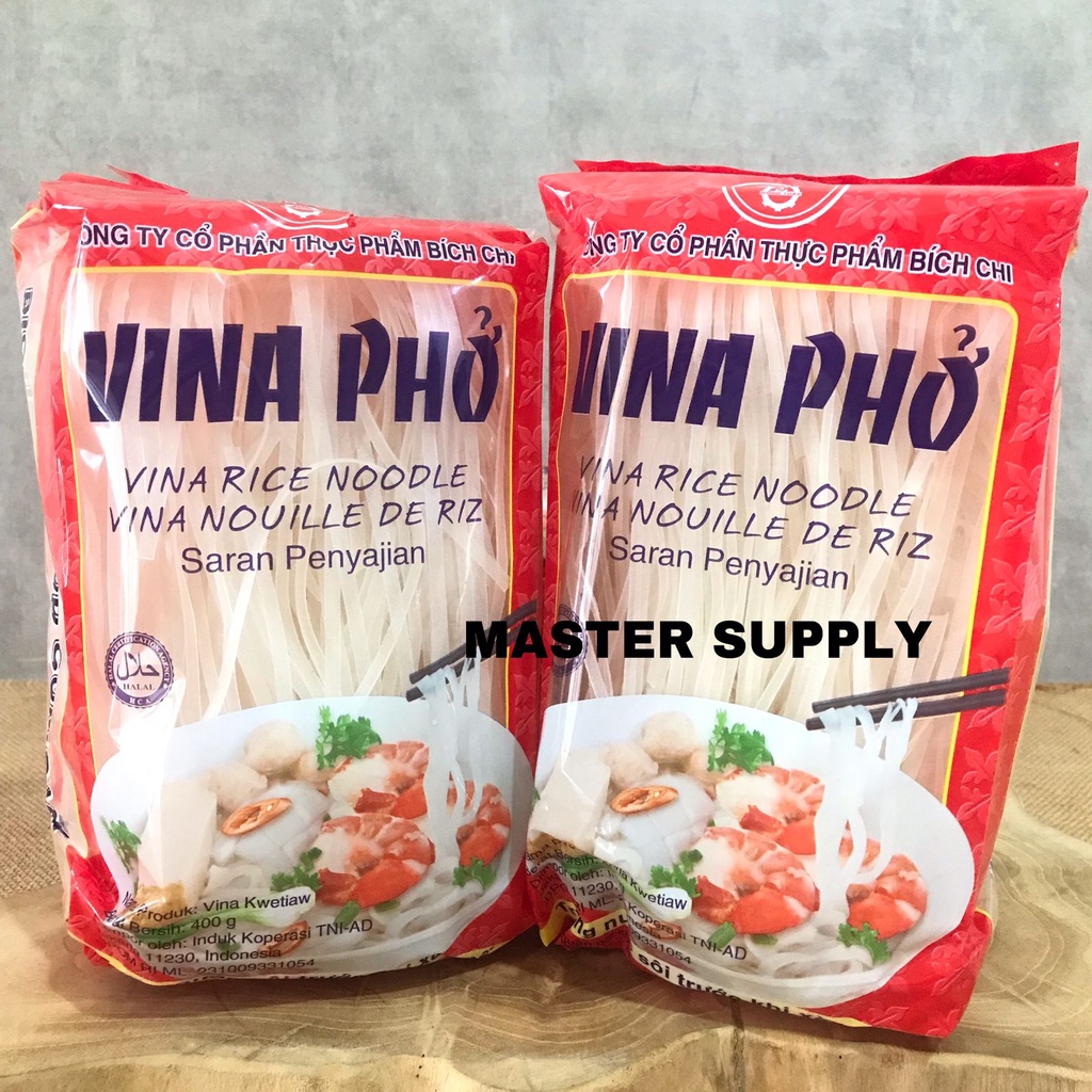 Jual VINA PHO RICE NOODLE VIETNAM 400 GR / KWETIAU VIETNAM /MIE BERAS ...
