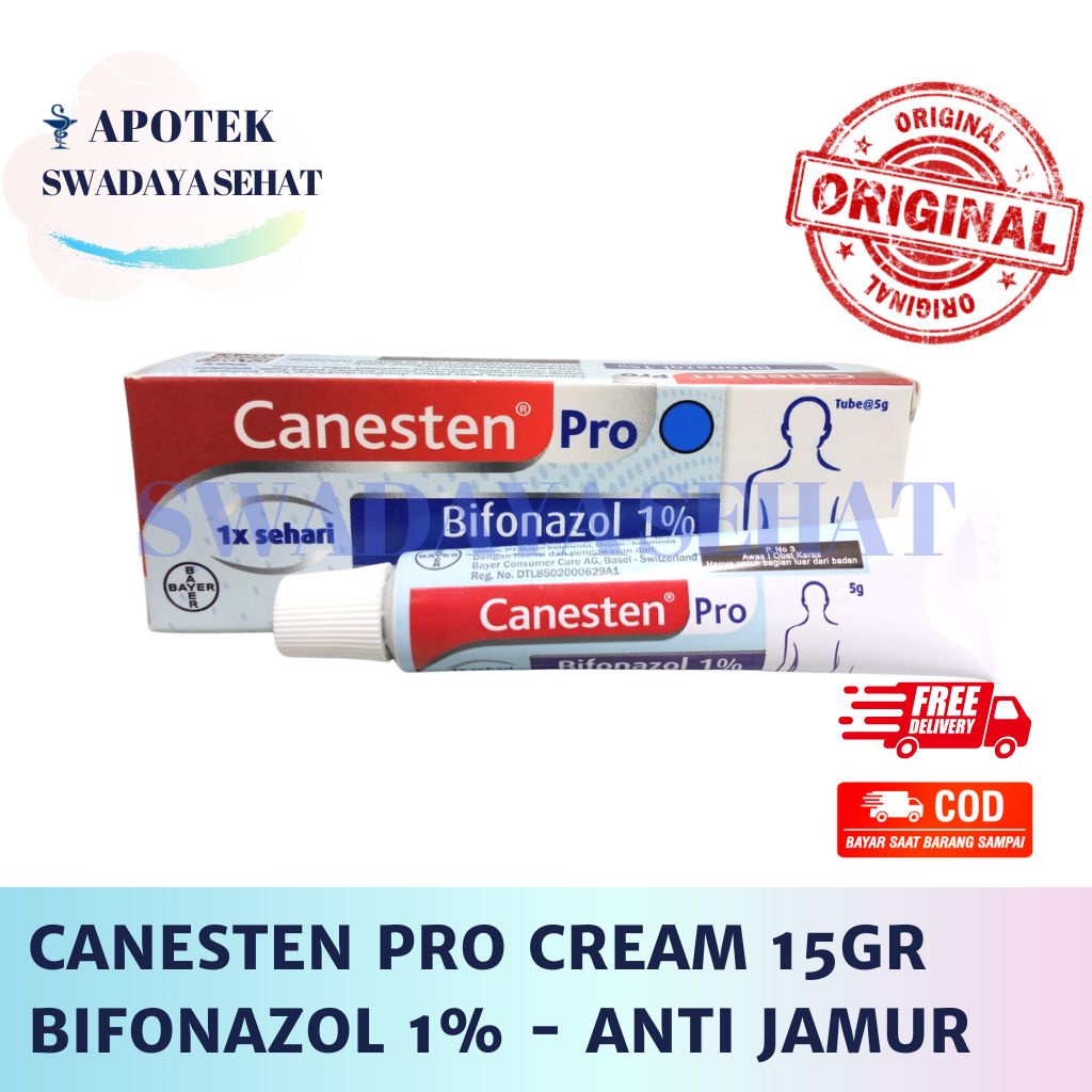 Jual CANESTEN PRO CREAM 1% 10 GR - Varian Salep 5 GR Klotrimazole ...