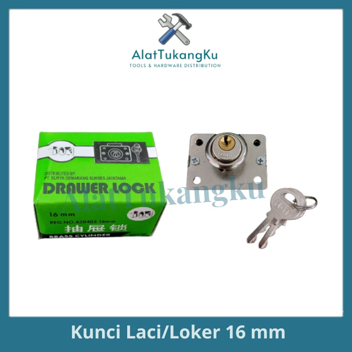 Jual GLX Kunci Laci KBT Cam Lock 16mm / Kunci Loker Besi Camlock Kunci ...
