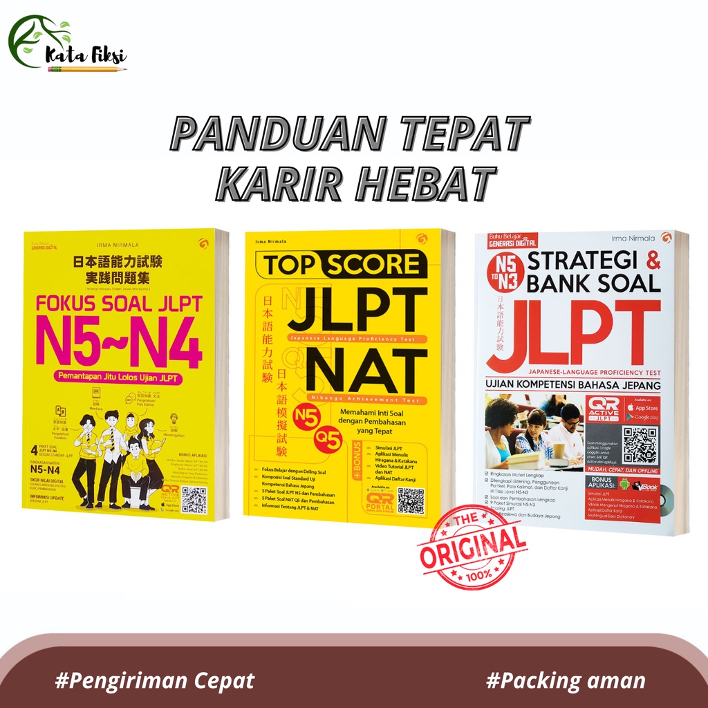 Jual Buku JLPT Strategi Dan Bank soal Jlpt (Japanese Language ...