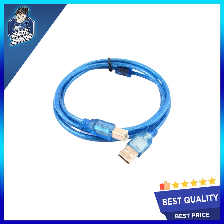 Jual KABEL USB PRINTER 3M TRANSPARAN | Shopee Indonesia