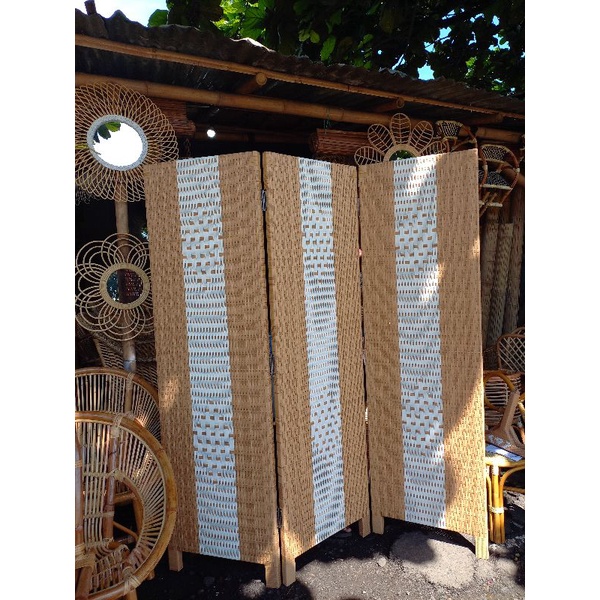 Jual Partisi / Penyekat Ruangan Rotan sintetis | Shopee Indonesia