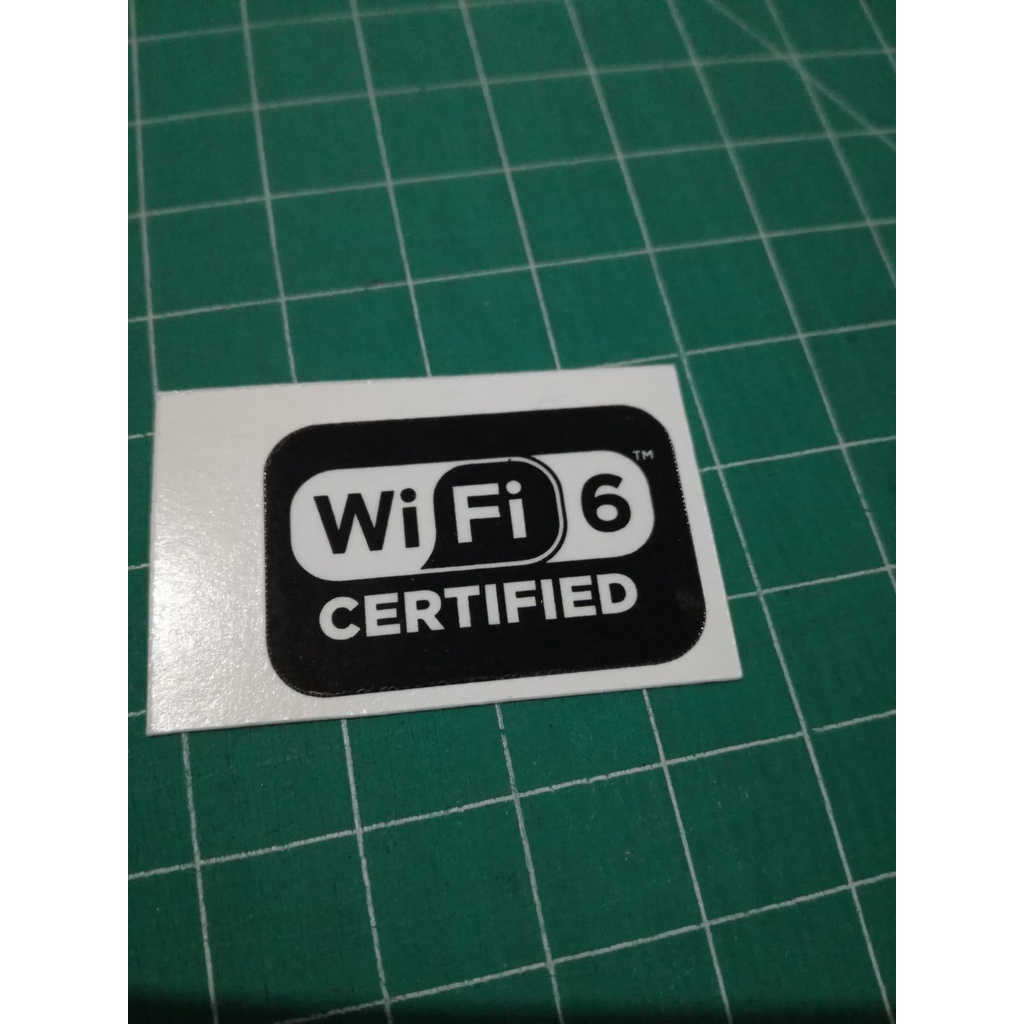 Jual Stiker Wifi 6 Certified | Shopee Indonesia