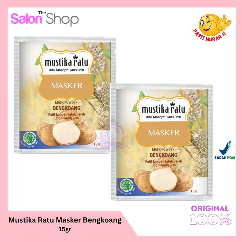 Jual ♦️THESALONSHOP♦️ Mustika Ratu Masker Bengkoang 15gr | gdlb01 ...