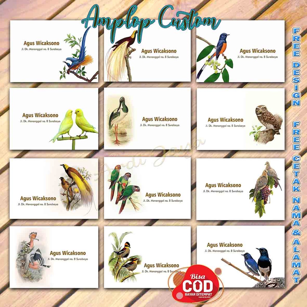 Jual Amplop Motif Custom Mbecek Kondangan Buwuh Santunan Infaq ...