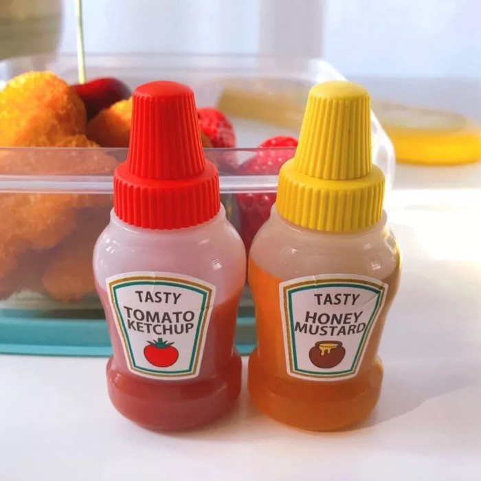 Jual Peralatan Bekal Botol Refill Saos Anak Dalam Traveling dan School ...