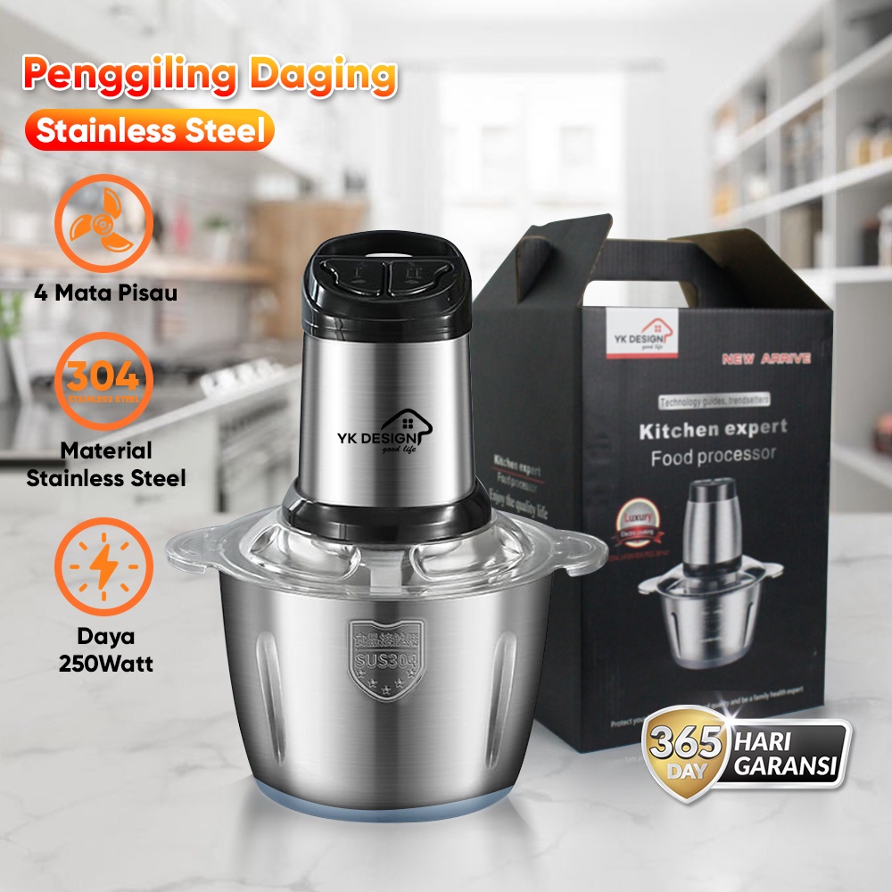 Jual Blender Penggiling Daging Serbaguna / Meat Grinder chopper 2L ...