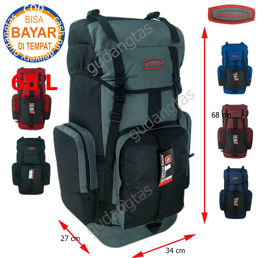 Jual POLO ALF 022 MULTI WARNA Backpack Tas Gunung Tas Keril Tas Carrier ...